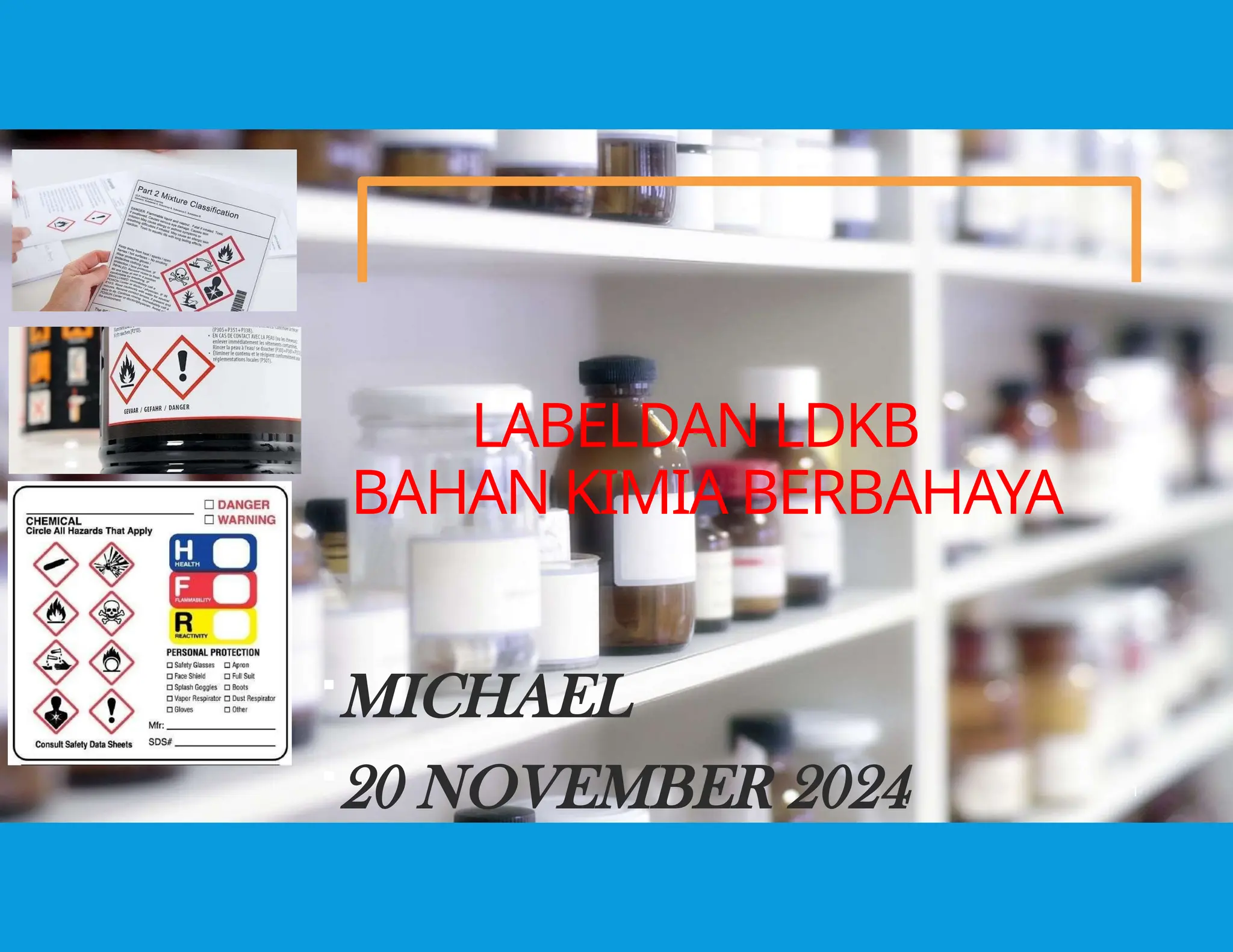 label & lembar data keselematan bahan kimia | PPTX