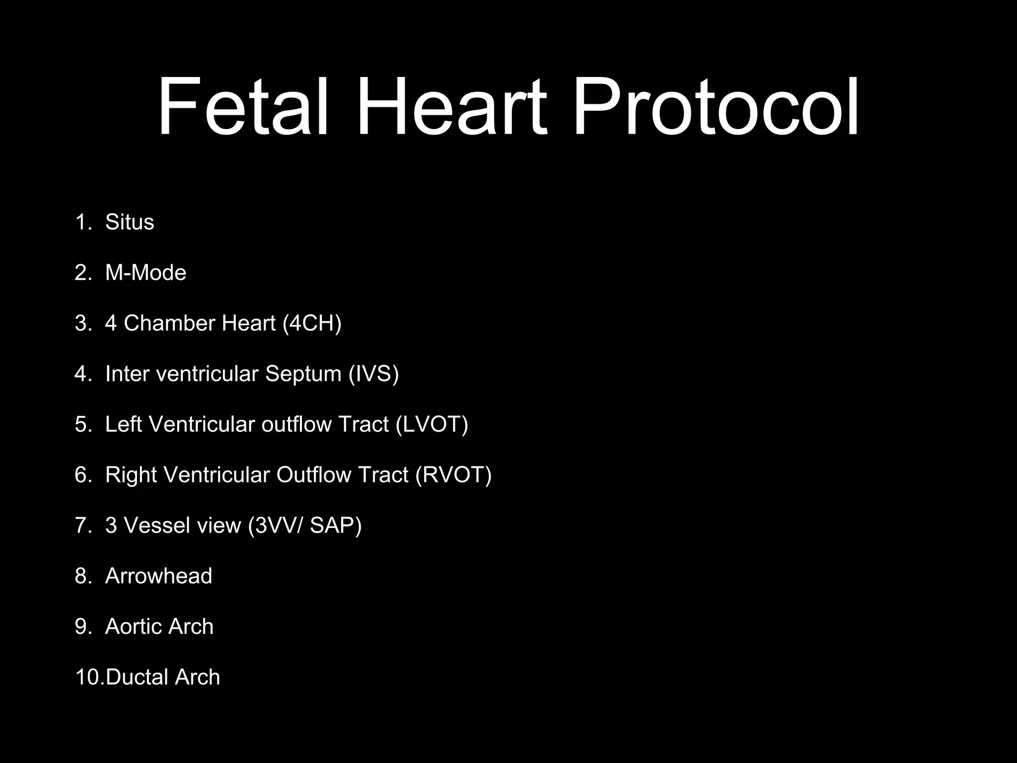 Labelled fetal heart ultrasound | PPTX