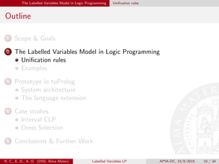 Labelled Variables in Logic Programming: A First Prototipe in tuProlog | PPT