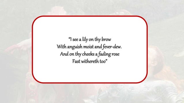 La Belle Dame Sans Merci (Ballad) | PPT