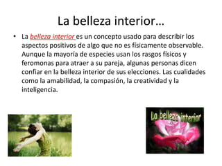La belleza.paula araoz. | PPTX
