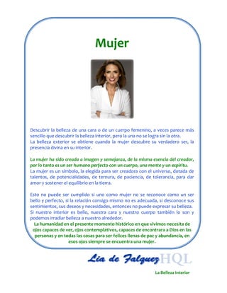 La Belleza Interior | PDF
