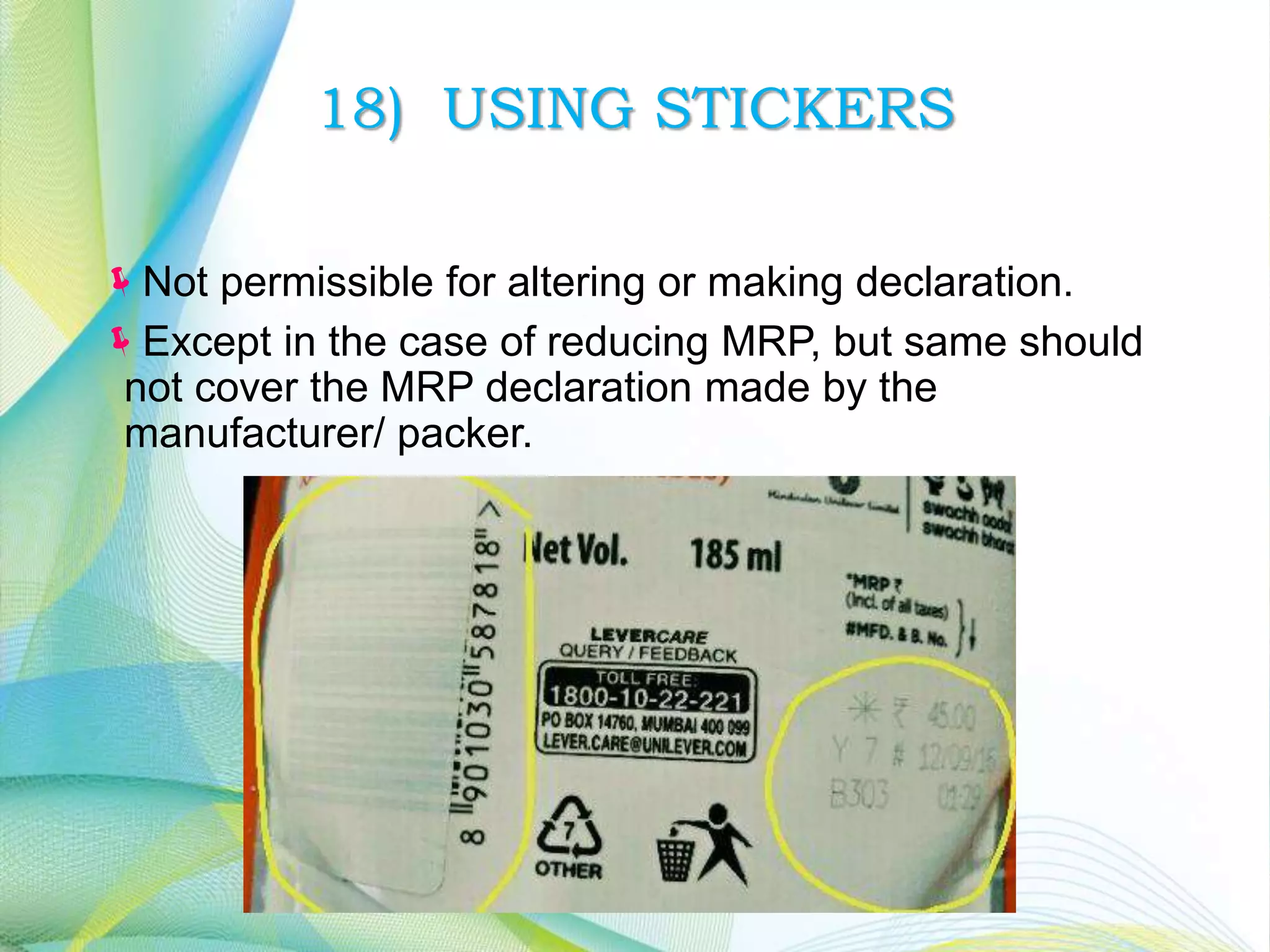 INDIAN REGULATORY REQUIREMENTS FOR LABELING OF COSMETICS | PPTX