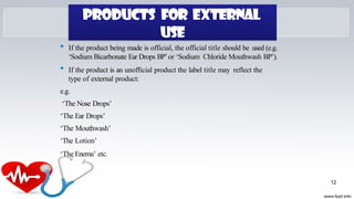 LABELLING of dispensed medication pharmacy practice | PPTX