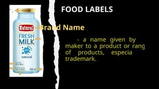 Processed Foods packaging and labelling. | PPTX