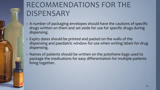Labelling and administration of medicines | PPTX