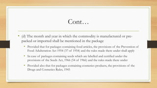 Labelling, Packing and Marking guidelines | PPT