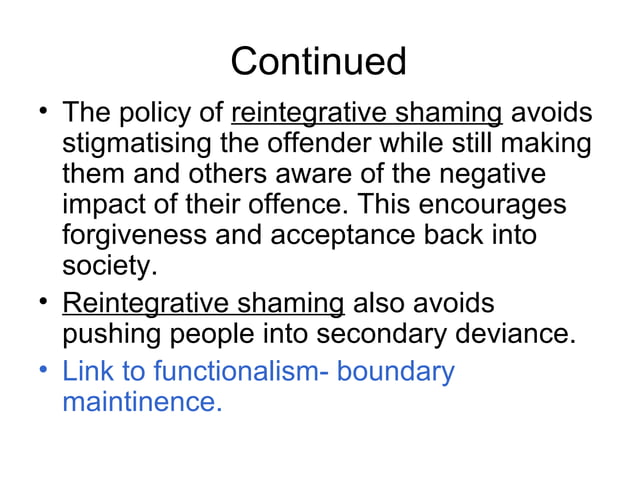 Labelling theories of Crime | PPT | Crime & Harmful Acts to Individuals ...