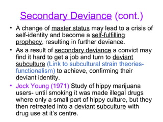 Labelling theories of Crime | PPT