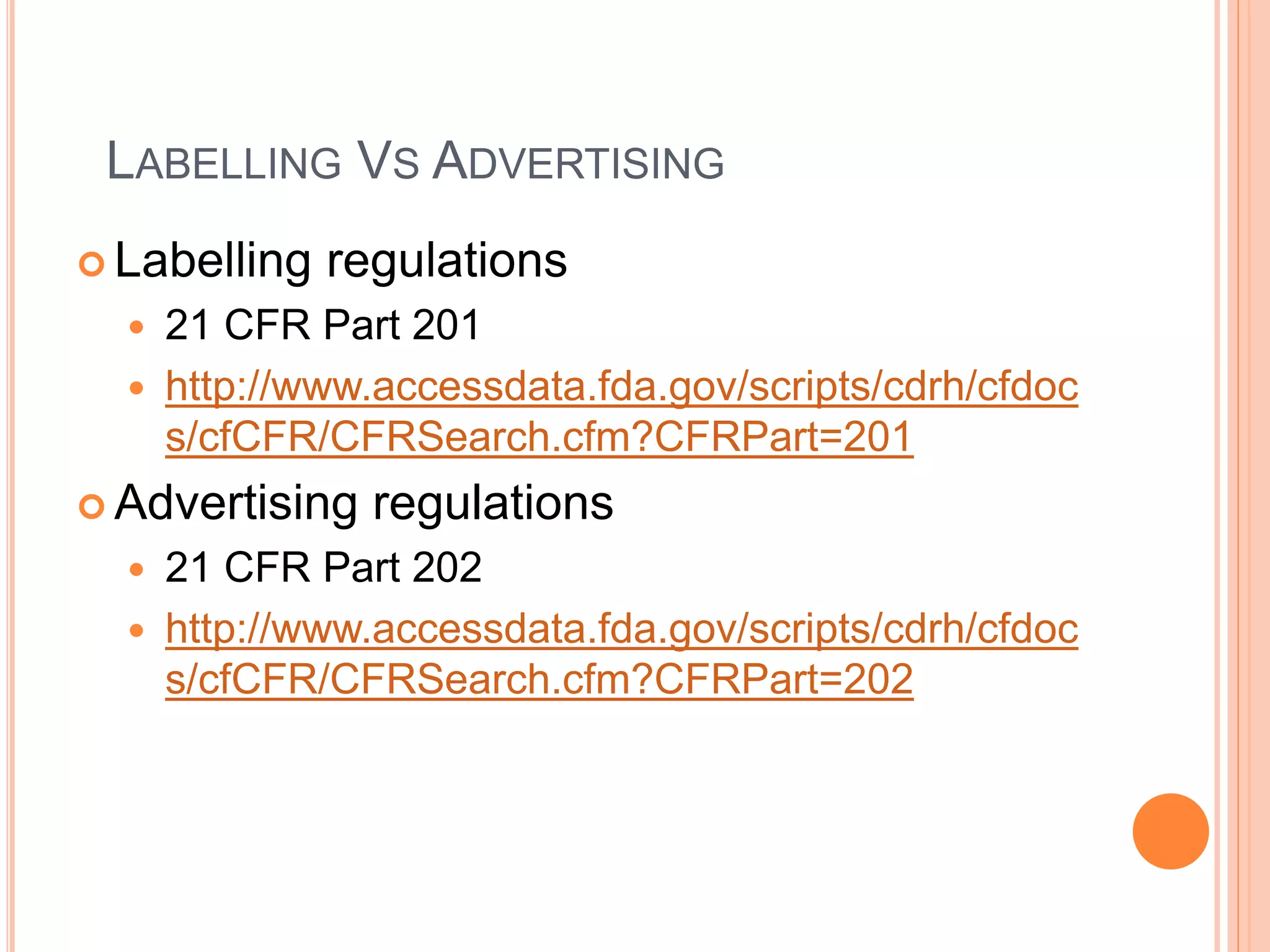 Labelling of drugs cosmetics nd biotech | PPTX