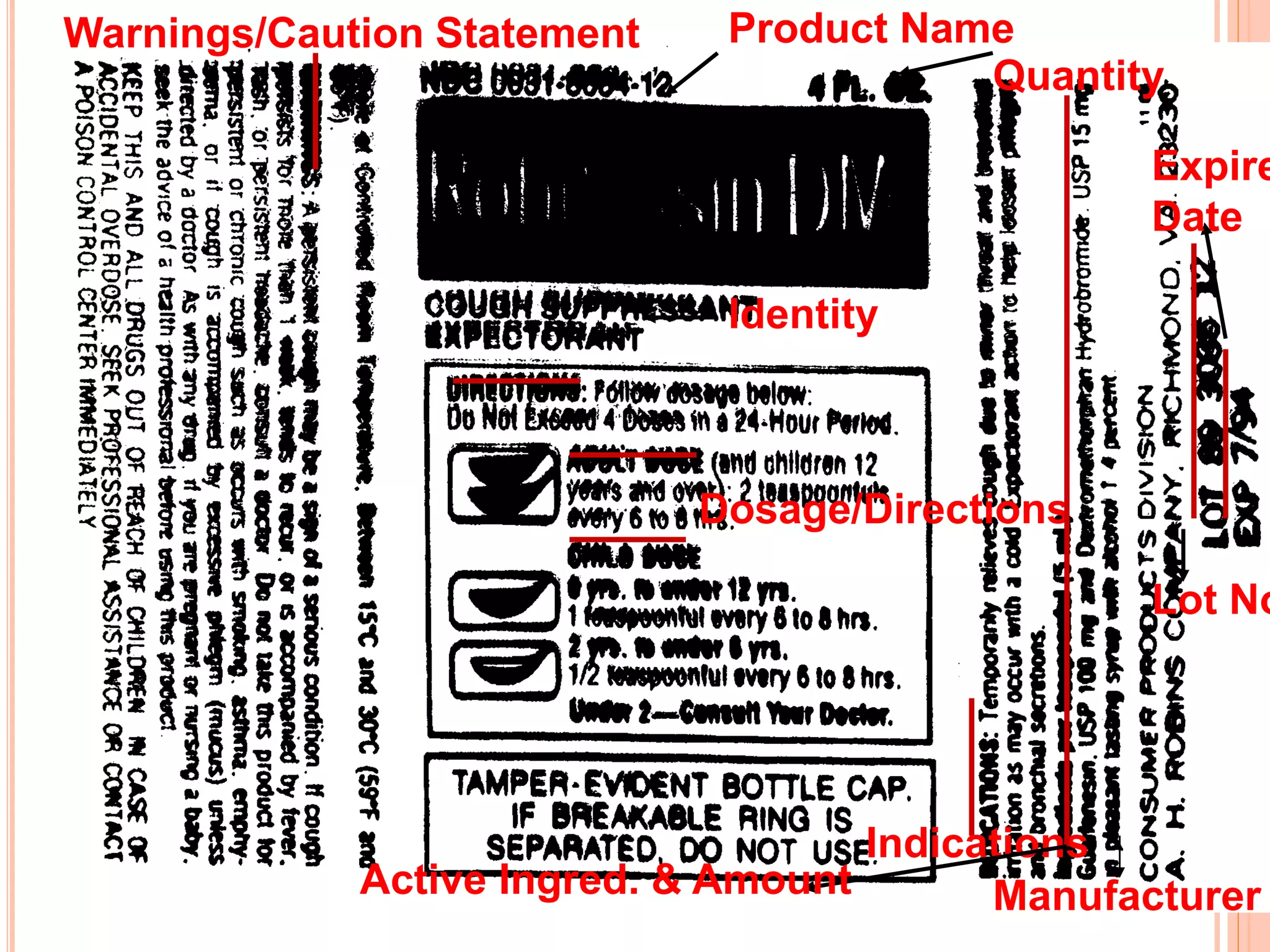 Labelling of drugs cosmetics nd biotech | PPTX