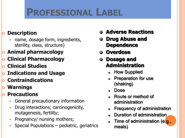Labelling of drugs cosmetics nd biotech | PPTX | Pharmaceutical ...