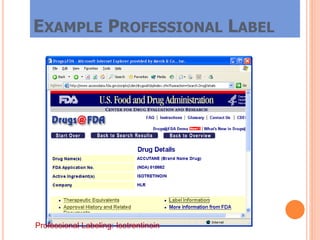 Labelling of drugs cosmetics nd biotech | PPTX