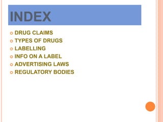 Labelling of drugs cosmetics nd biotech | PPTX