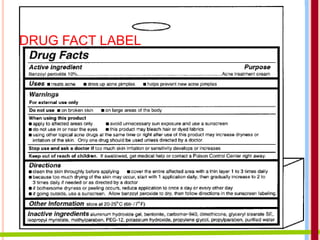 Labelling of drugs cosmetics nd biotech | PPTX
