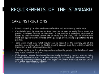 Labelling of Garments by Violet Davis-Maurice | PPTX