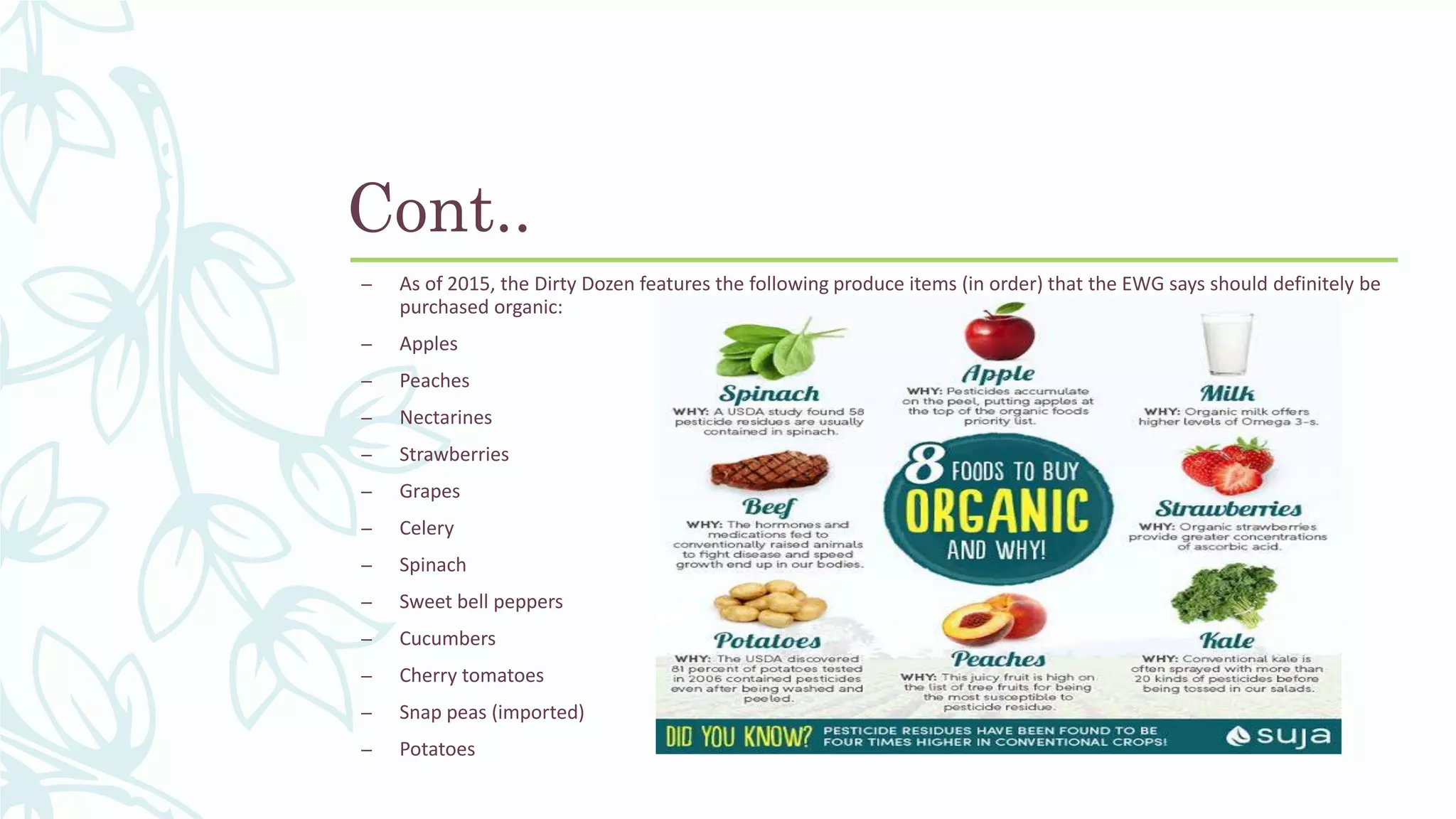 Labelling of irradiated food and organic food | PPTX