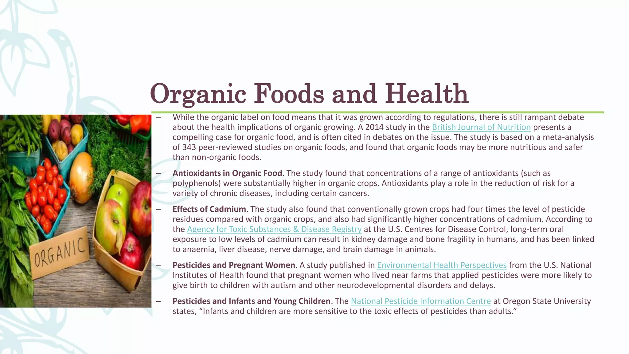 Labelling of irradiated food and organic food | PPTX