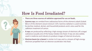 Labelling of irradiated food and organic food | PPTX