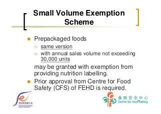 Labelling of Prepackaged Food in Hong Kong_2015 | PDF