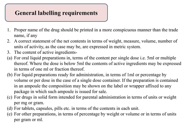 labelling presentation.pptx | Pharmaceutical Drugs | Medical Health