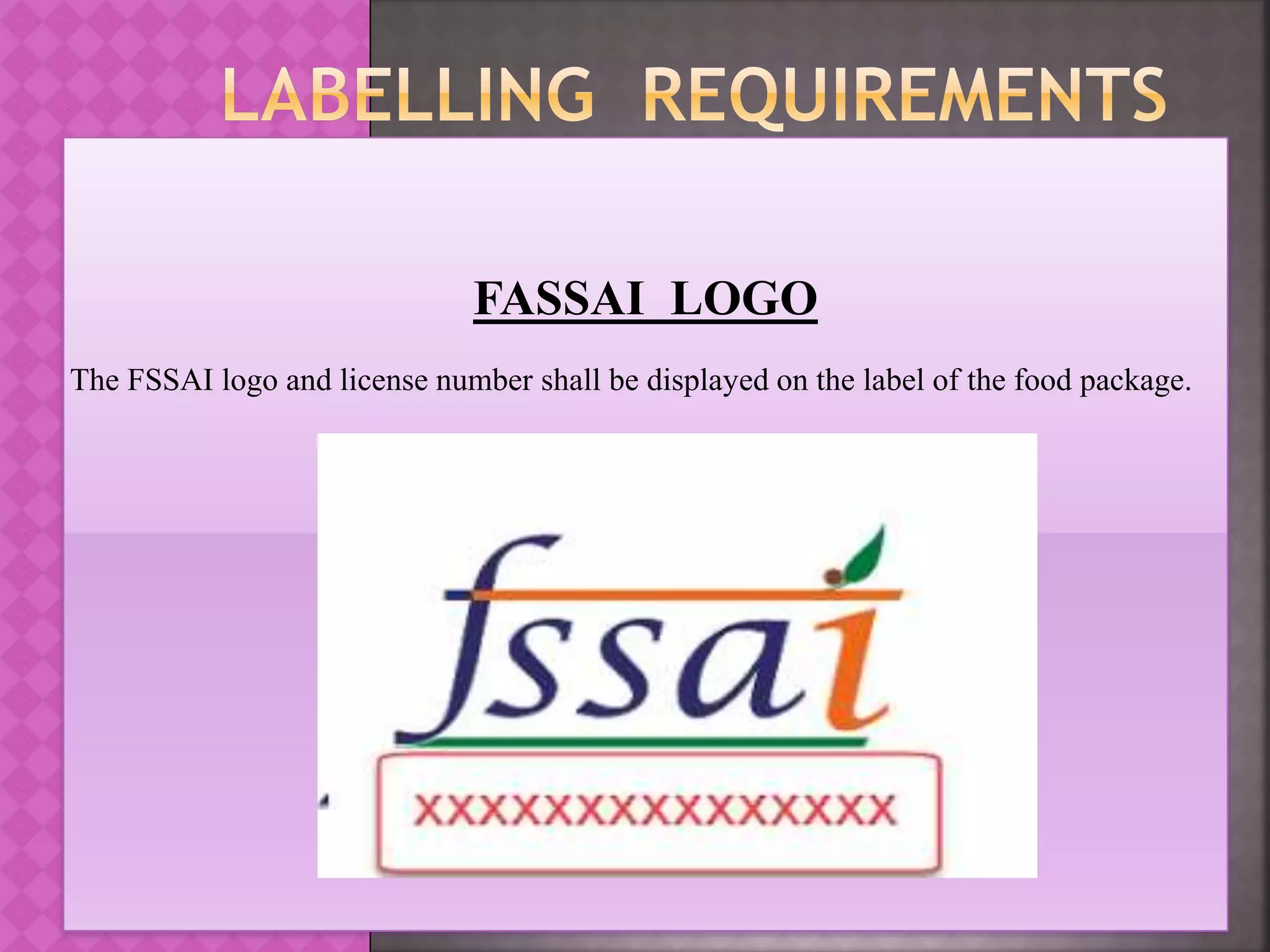 Labelling requirements | PPTX