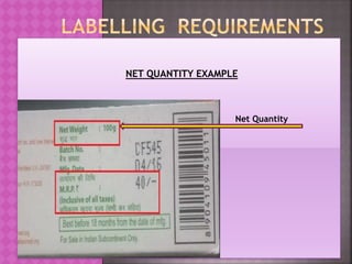 Labelling requirements | PPTX
