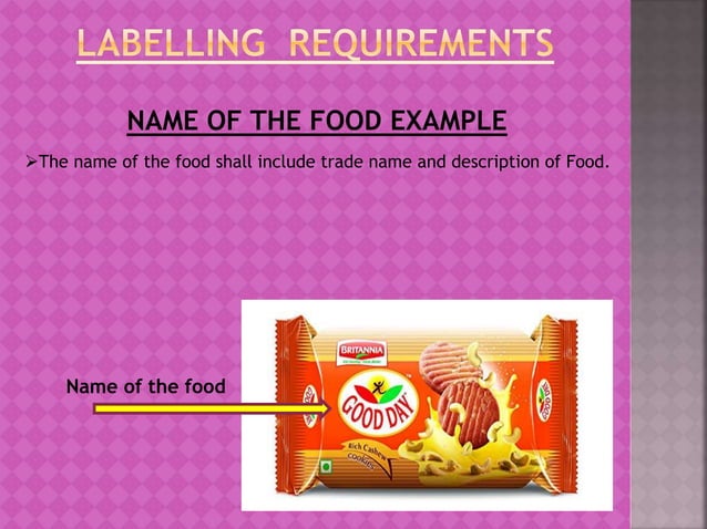 Labelling requirements | PPTX | Nutrition | Healthy Living