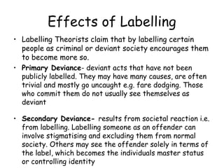 Labelling theory | PPT