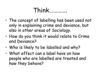 Labelling theory | PPT