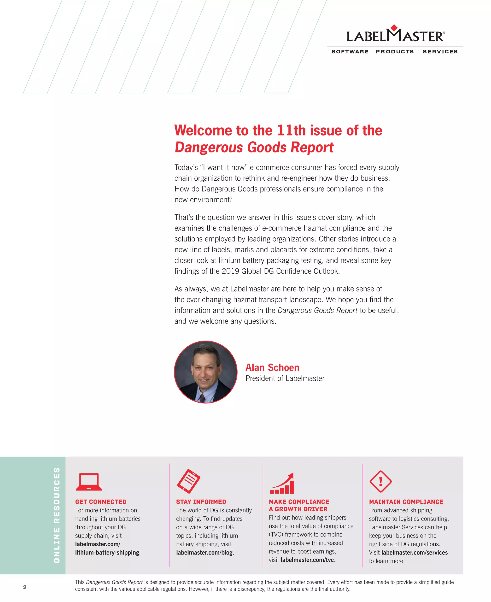 Dangerous Goods Report, Volume 11—E-Commerce and DG | PDF