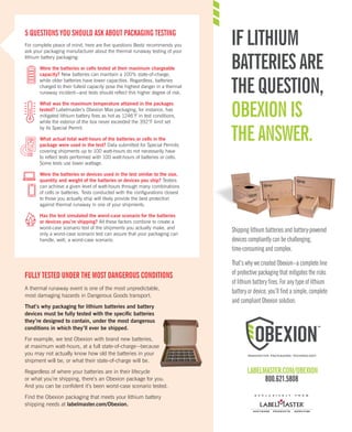 Dangerous Goods Report, Volume 11—E-Commerce and DG | PDF