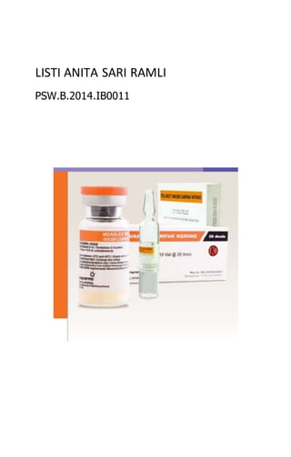 Label obat injeksi | DOCX