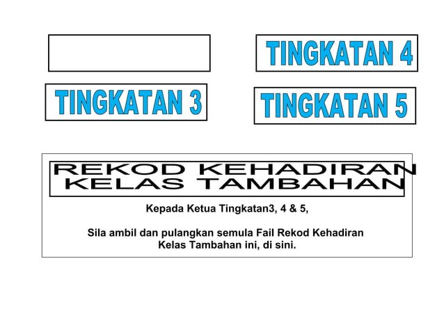 Label papan kenyataan | DOC