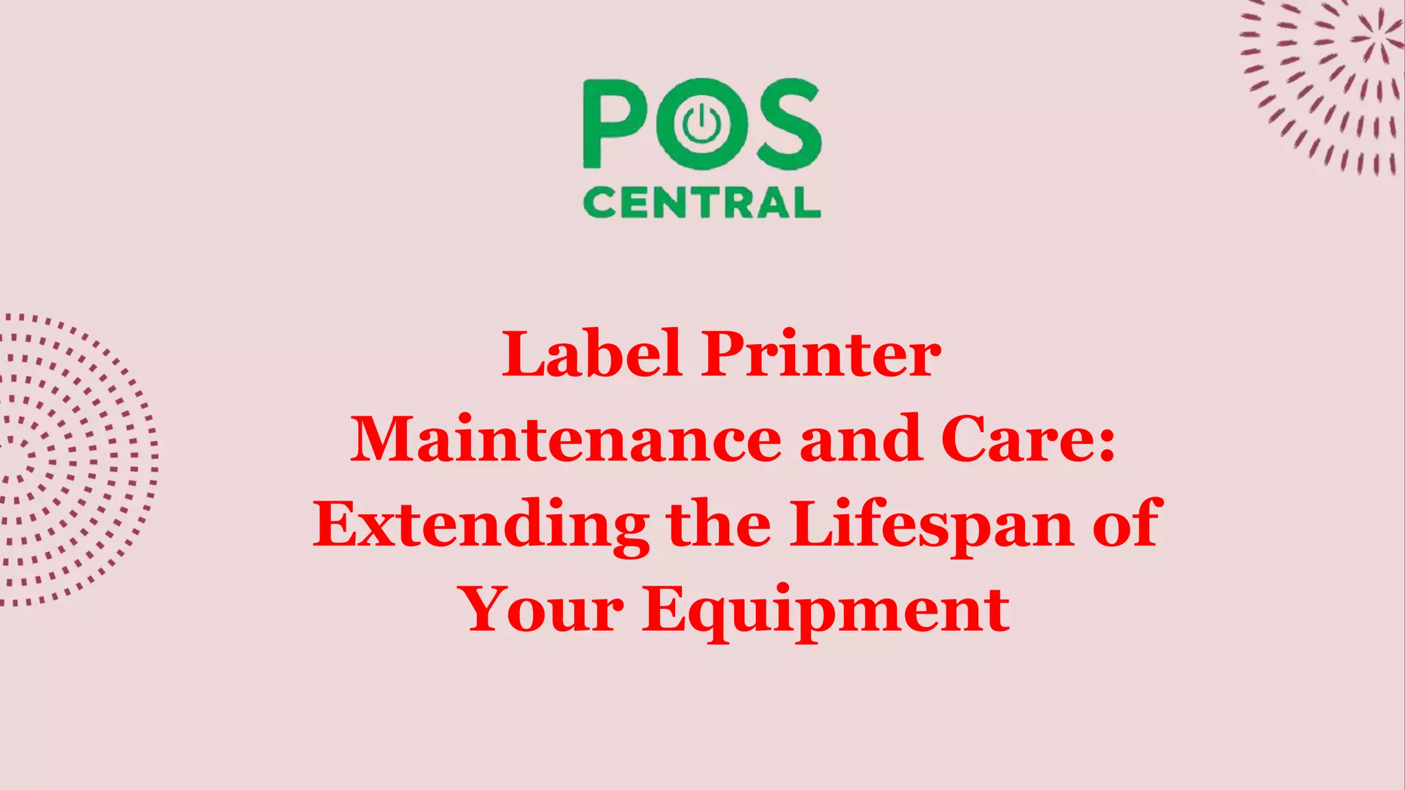 Label Printer Maintenance and Care Extending the Lifespan of Your ...