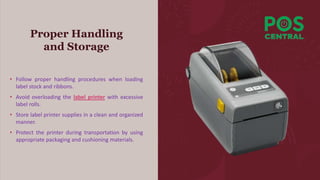 Label Printer Maintenance and Care Extending the Lifespan of Your ...