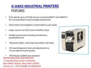 Desktop & Industrial Label printers ppt | PPTX