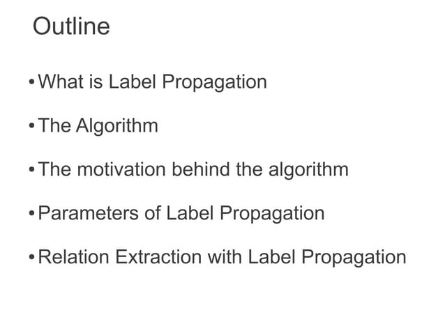 Label Propagation Semisupervised Learning With Applications To Nlp Ppt