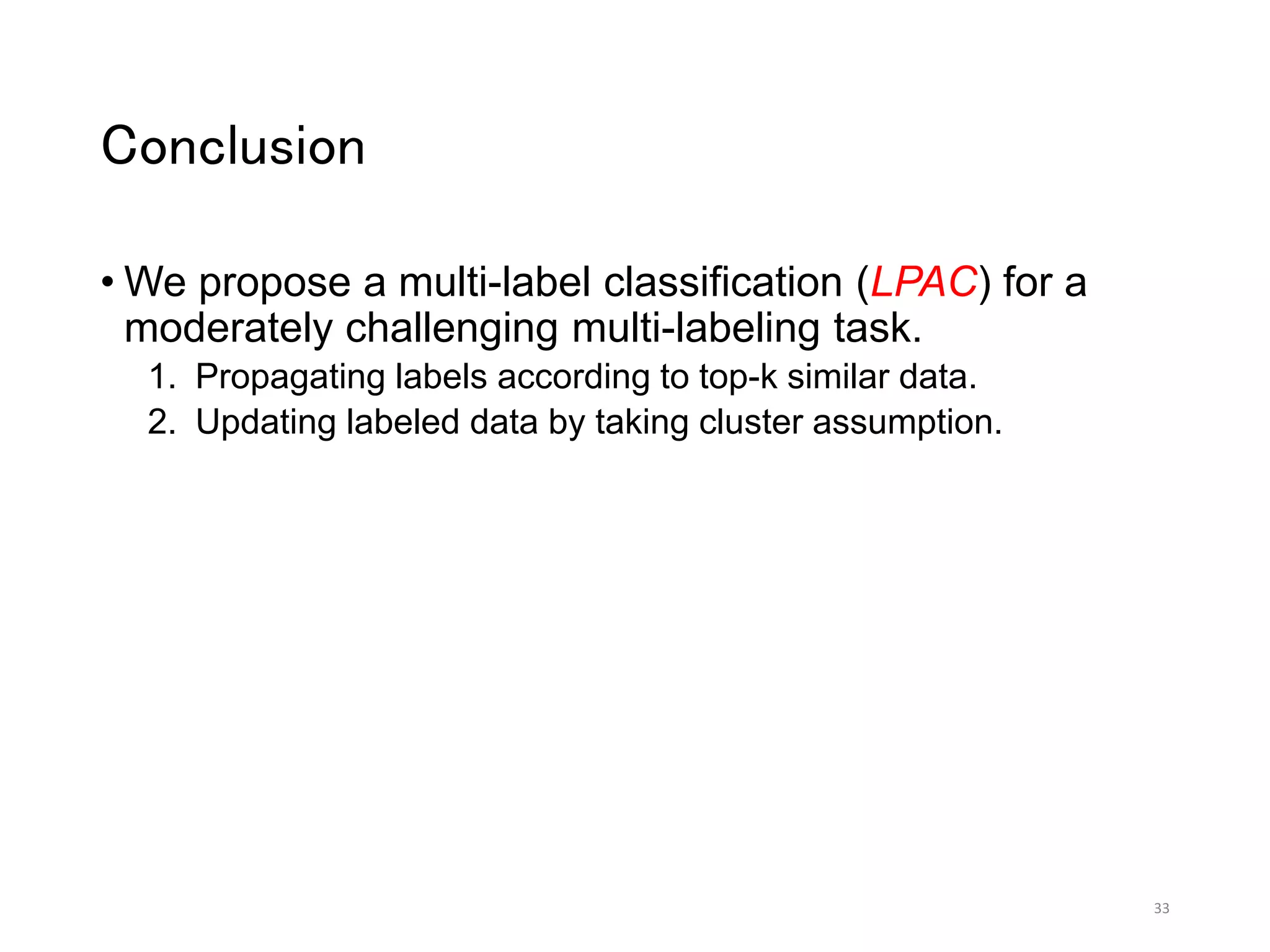 Label Propagation using Amendable Clamping | PPTX