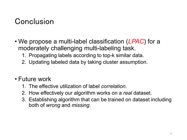 Label Propagation using Amendable Clamping | PPT