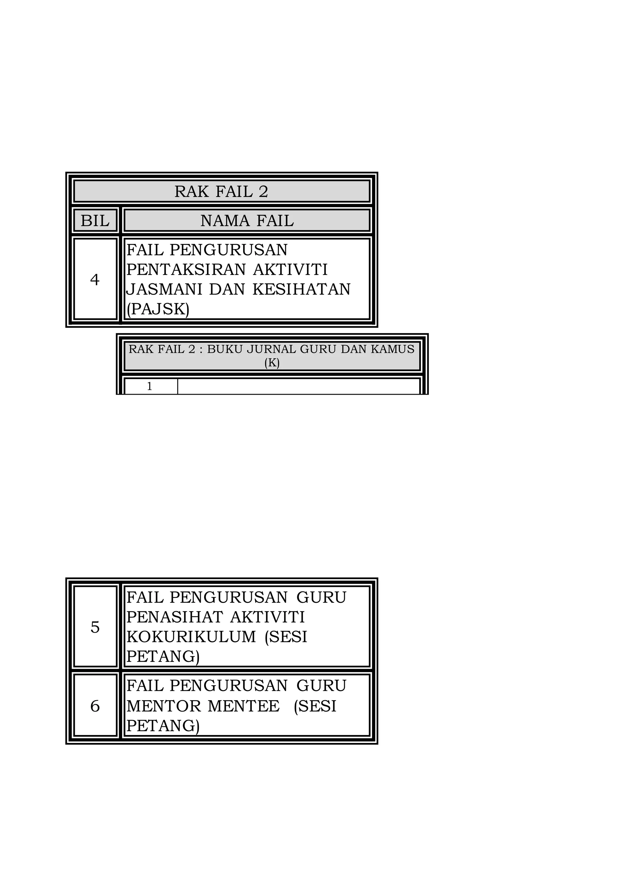 Label rak buku 2 | DOCX