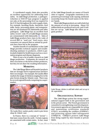 Label Rouge: Pasture-Based Poultry Production in France | PDF