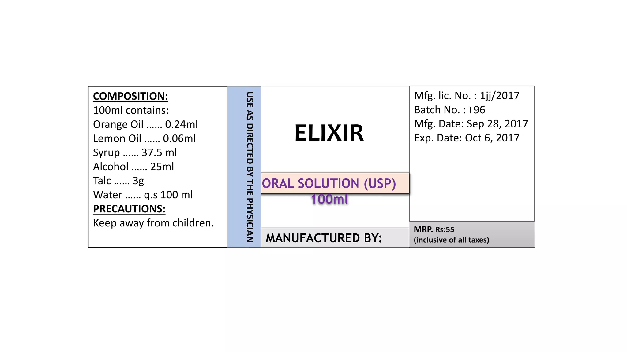 Labels Sample. Part 1 | PPTX | Skin Care | Beauty
