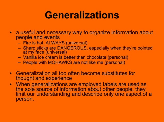 Labels And Stereotypes | PPT