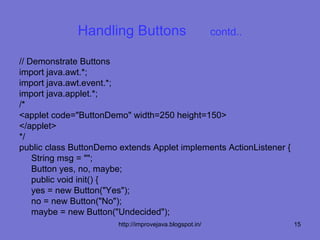 Labels and buttons | PPT
