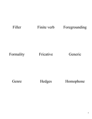 Labels for question of language game | DOC