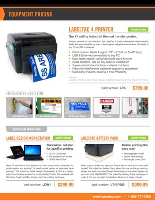 Label Printer Price List | PDF