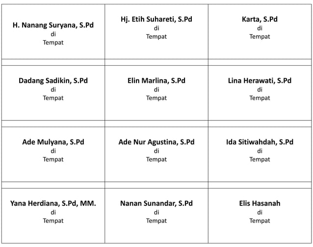 LABEL UNDANGAN type 106 . bagi yang kesulitan menggunakan ukuran kertas ...