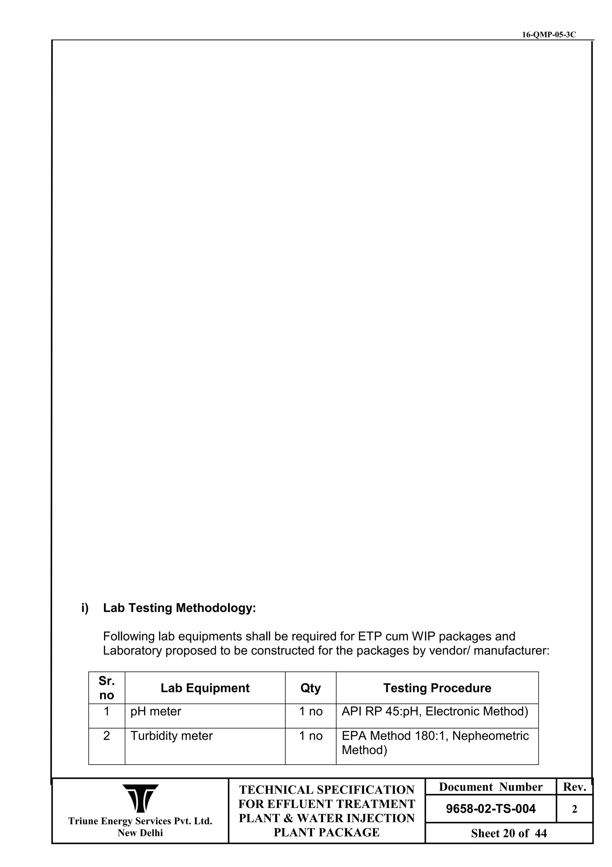 Lab equip list | PDF