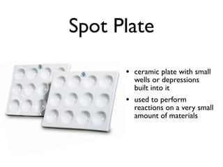 Laboratory Spot Plate